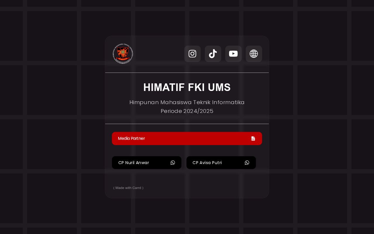 Card HIMATIF FKI UMS